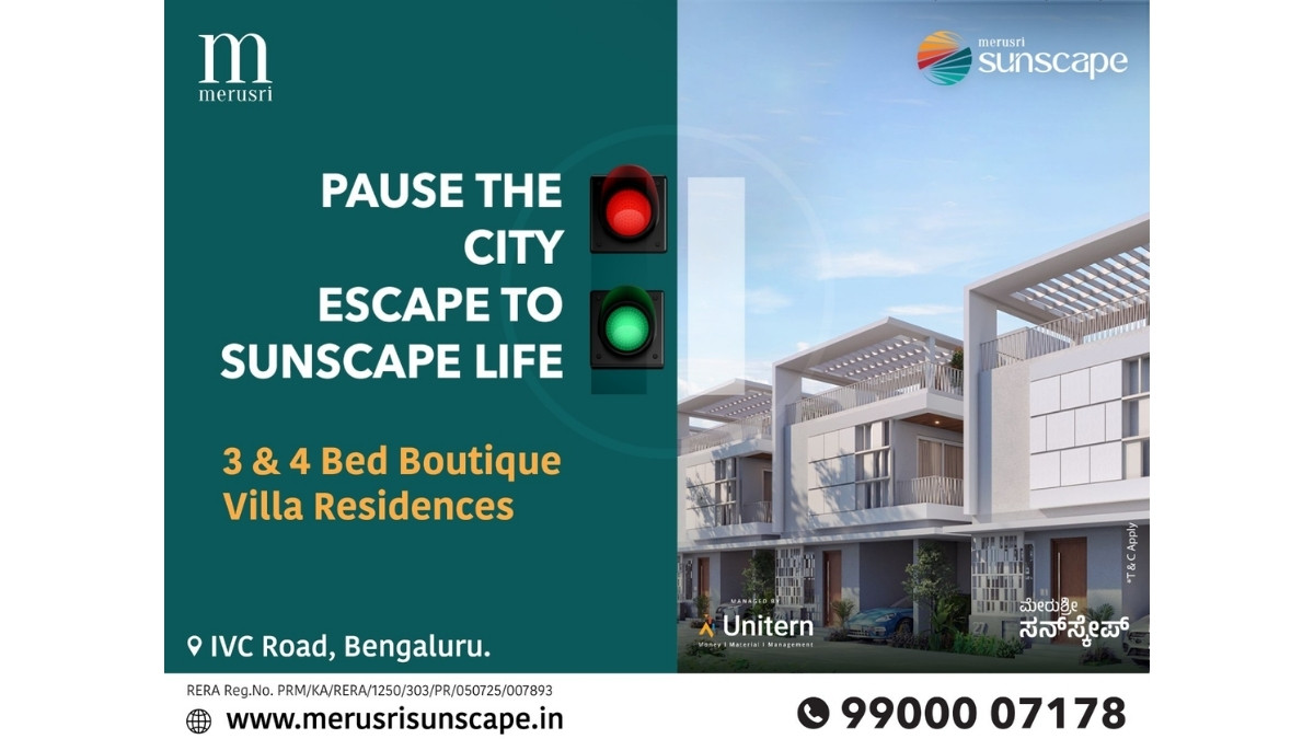 Merusri Developers Launches ‘Merusri Sunscape’ — A Boutique Villa ...